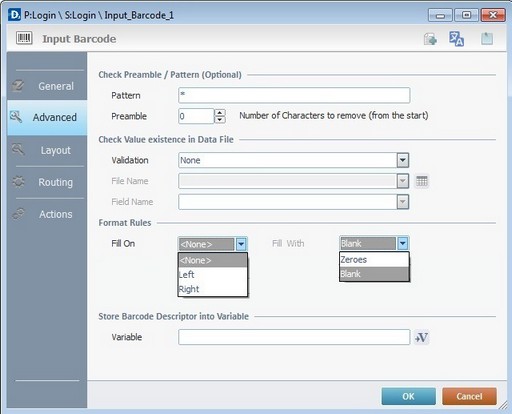 How To Work With Screens Adding Input Objects To A Screen Adding An Input Barcode Object