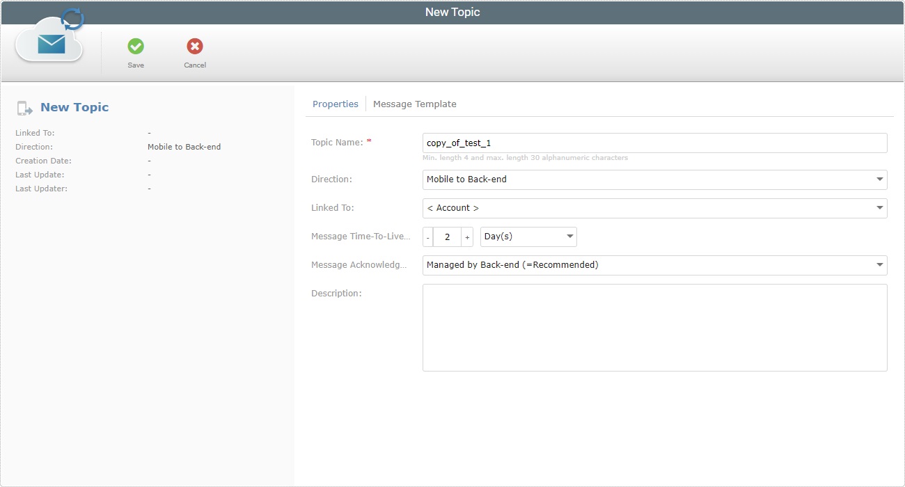 Managing The Account Data Sync Messagebox Adding A Topic